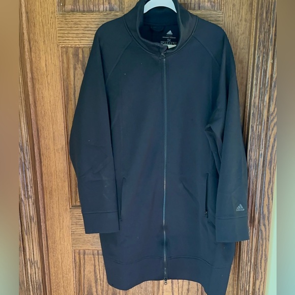 adidas | Jackets & Coats | Plus Size Adidas Black Jacket | Poshmark